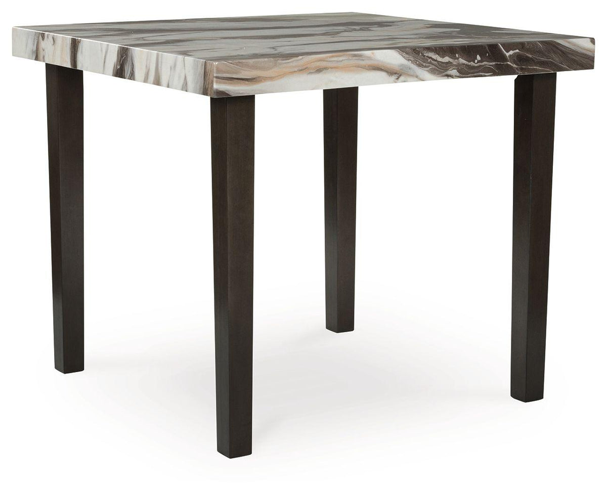 Ashley Jeshina Square DRM Counter Table - Dark Brown/Beige – Big Barn ...