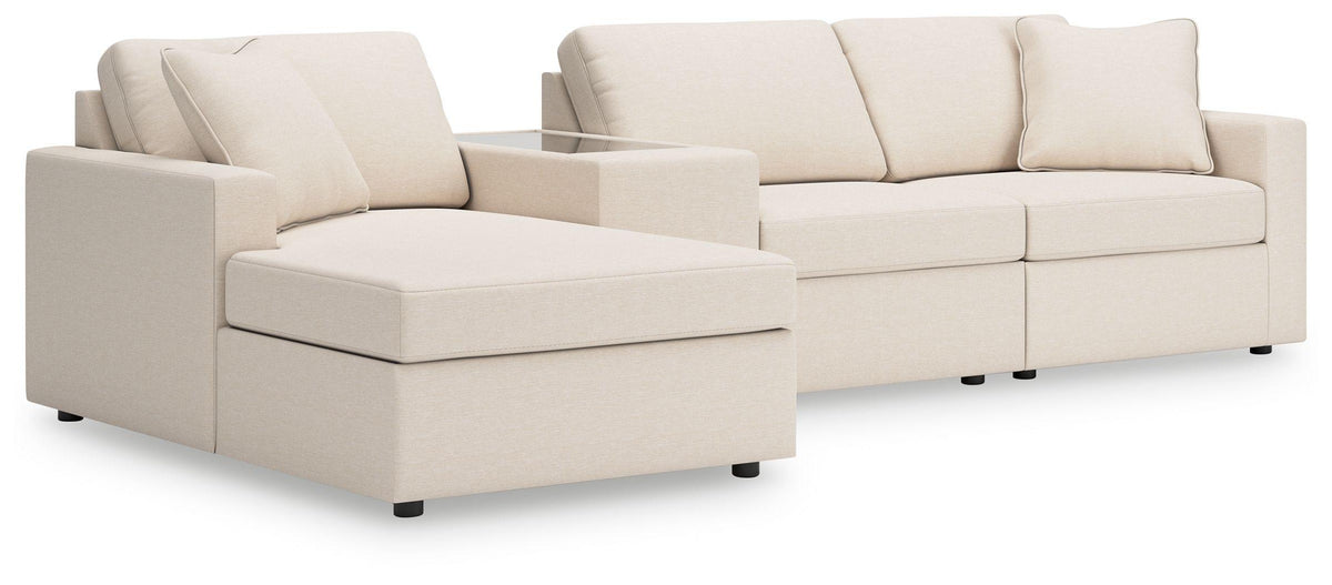 Ashley Modmax - Oyster - 4-Piece Sectional With Laf Corner Chaise And ...