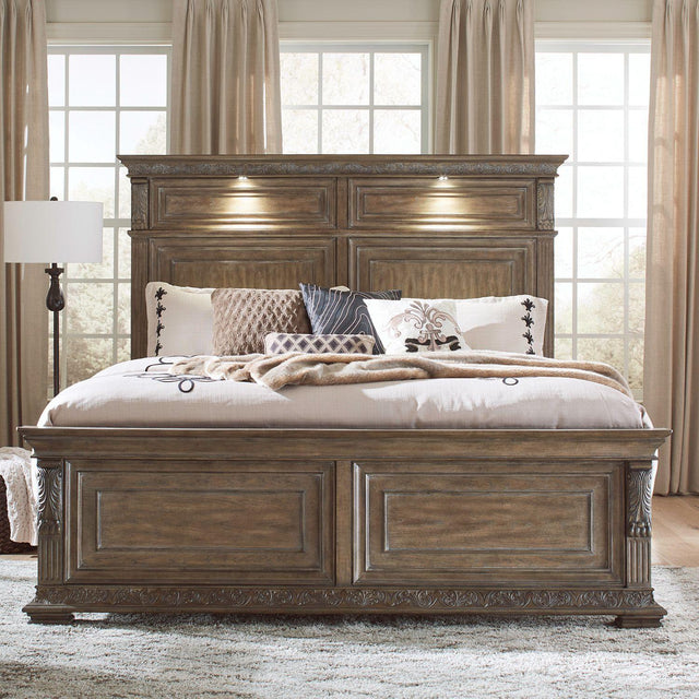 Liberty Furniture Carlisle Court - California King Panel Bed - Brown ...