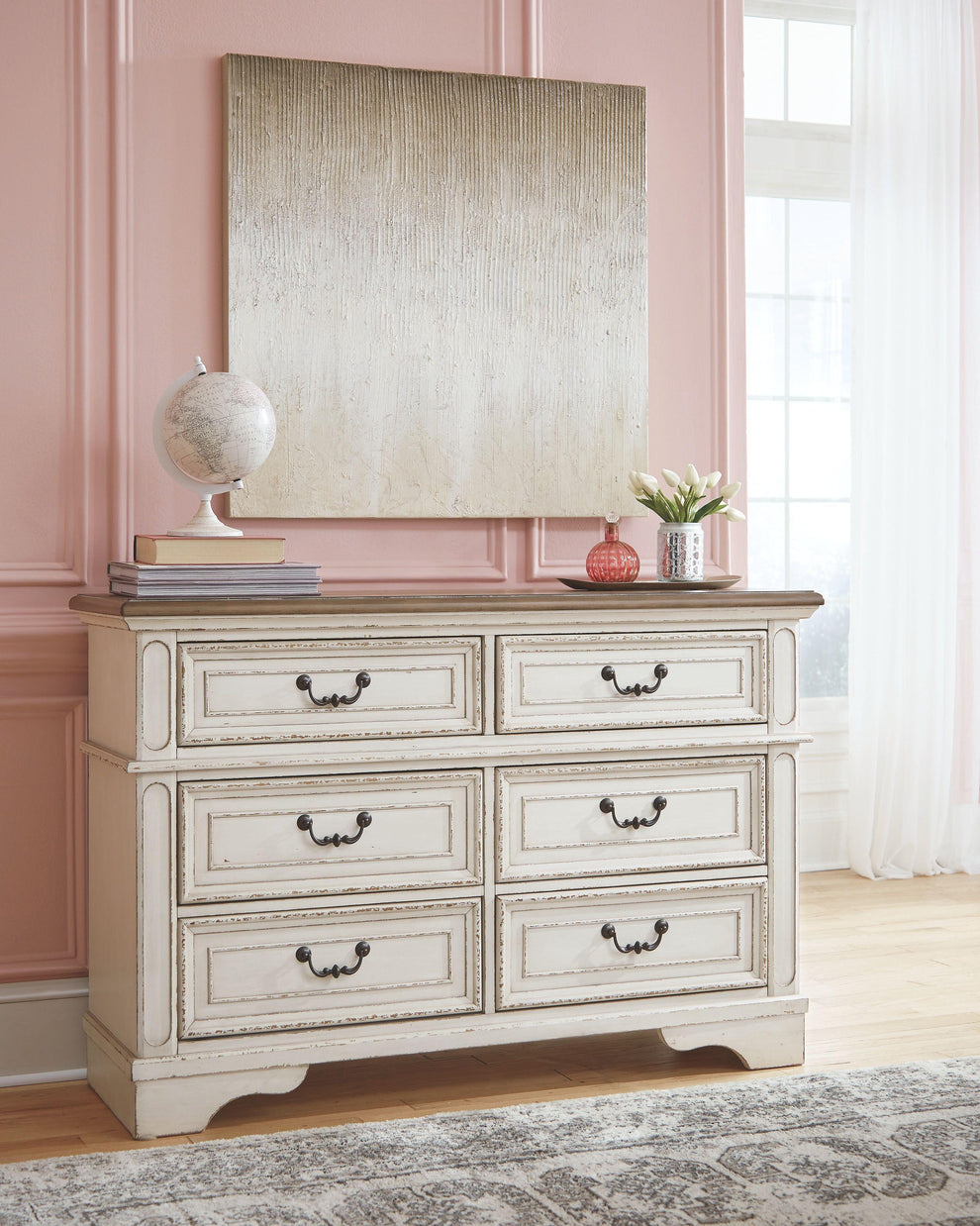Ashley Realyn Dresser - Two-tone – Big Barn Home Center