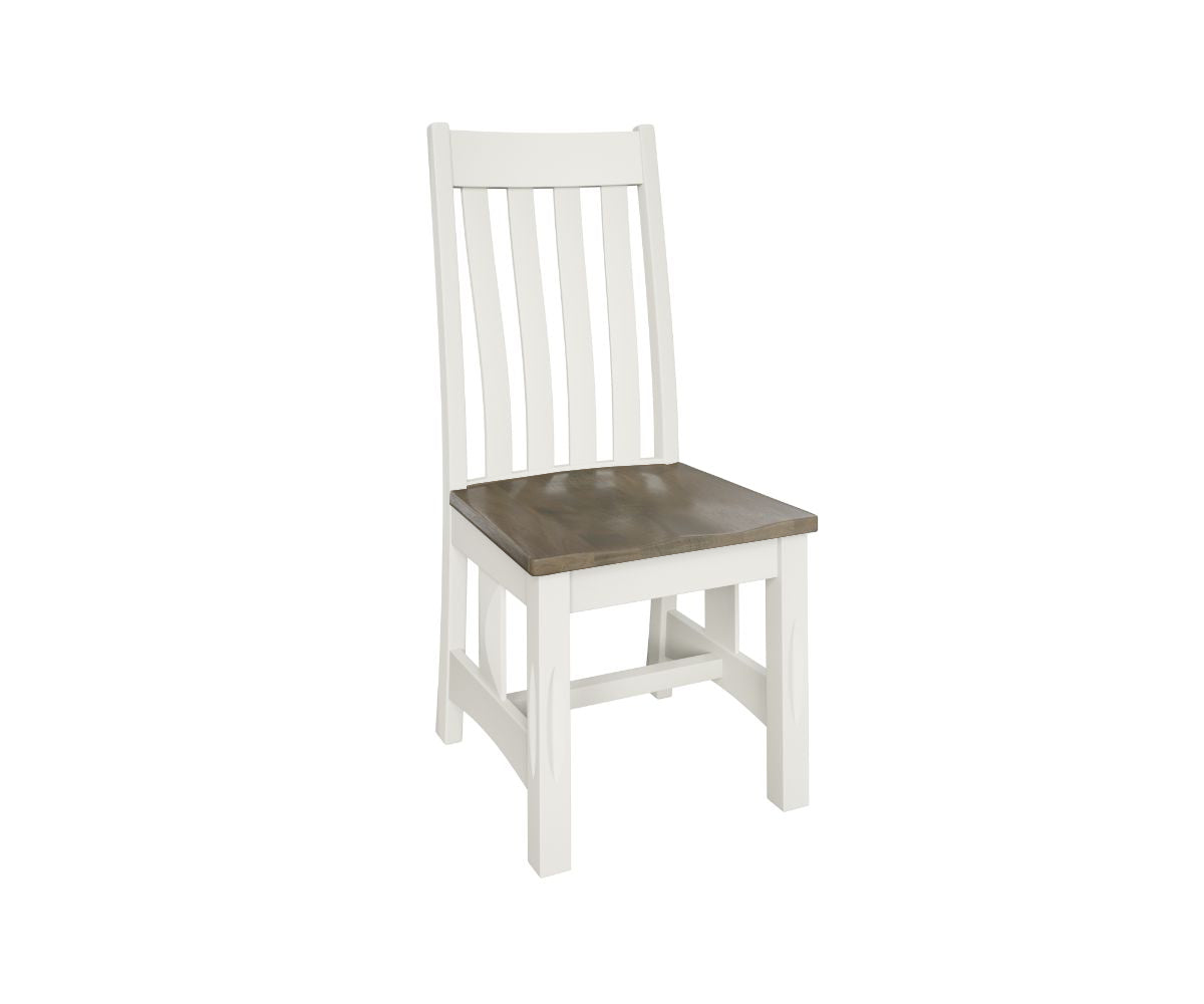 Artisan Chairs Ravena Chair Brown Maple: OCS White Paint – Big Barn ...