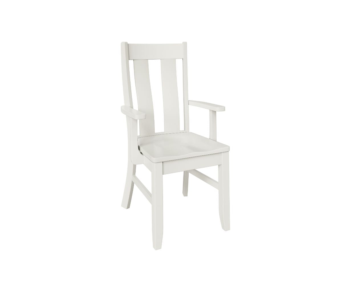 Artisan Chairs Garrison Chair Brown Maple: OCS White Paint – Big Barn ...