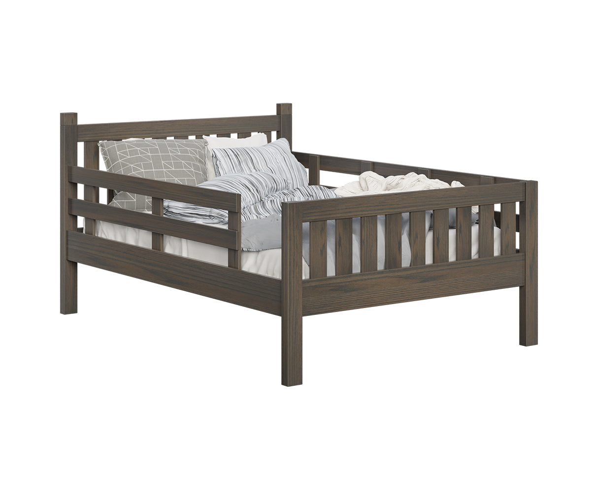 Old Town Oak Franklin Bunk Top Full Bed Red Oak: OCS Antique Slate ...
