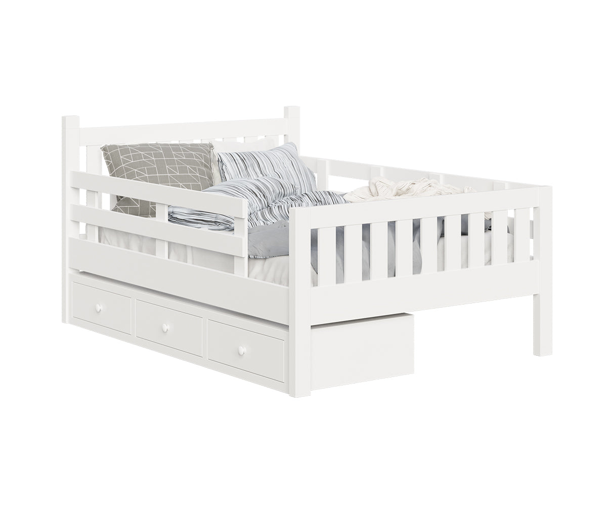 Old Town Oak Franklin Bunk Top Full Bed Brown Maple: OCS White Paint ...