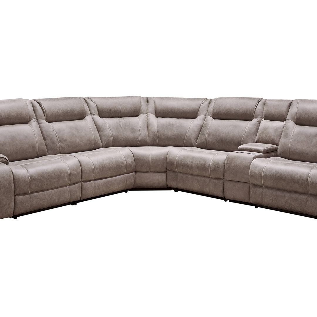 Parker House Blake - 6 Piece Modular Reclining Sectional And Entertain ...